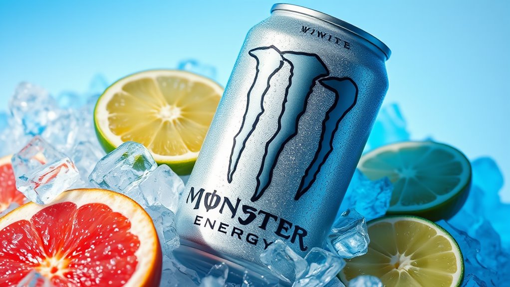 What Flavor Defines White Monster Energy? | H2GO Water Bottle