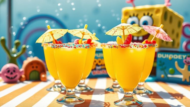 10 Fun SpongeBob Drink Recipes for Your Next Party | H2GO Water Bottle