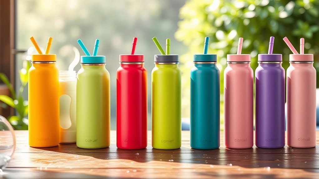 7 Best Water Bottles With Straws for On-The-Go Hydration | H2GO Water ...