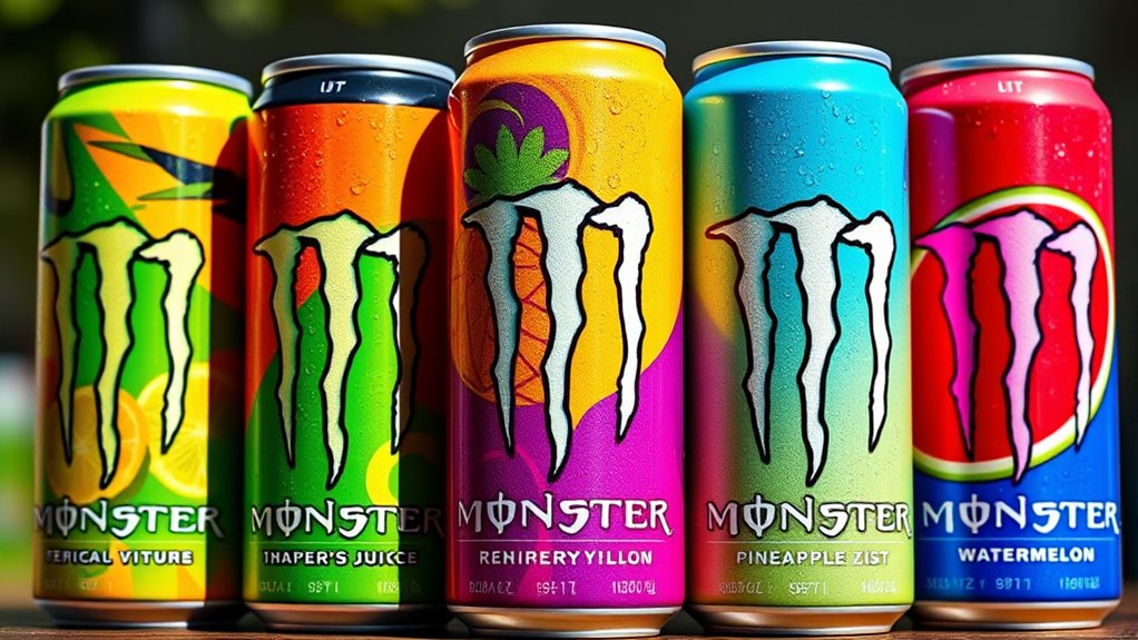 7 New Monster Energy Flavors Released in 2025 | H2GO Water Bottle