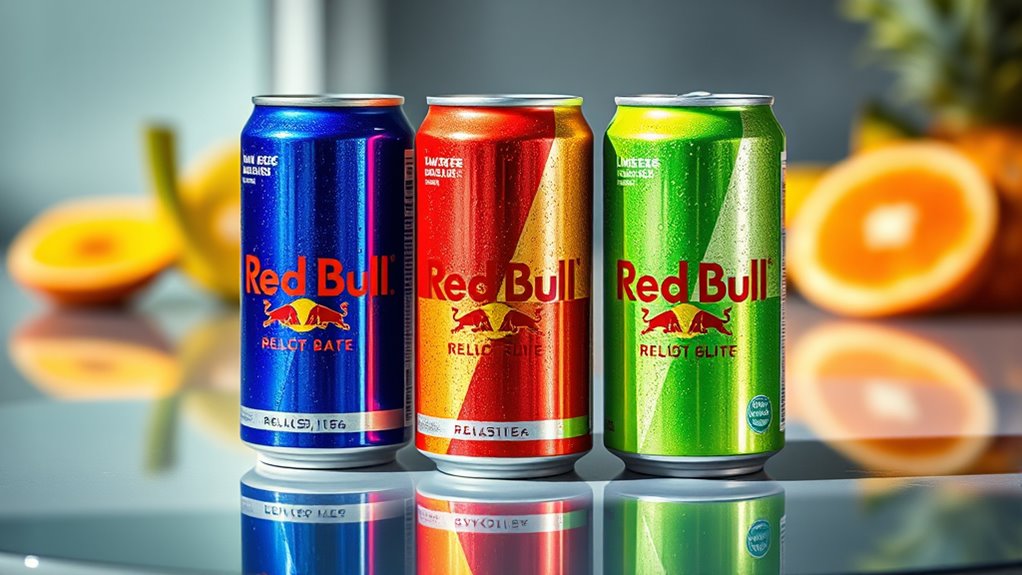 3 New Red Bull Flavors Released in 2025 | H2GO Water Bottle